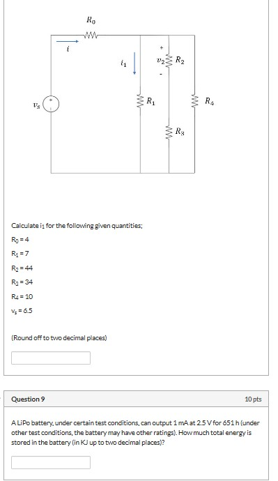 Solved Ro W i 11 VaR2 R1 RA Vs Ry Calculate is for the | Chegg.com