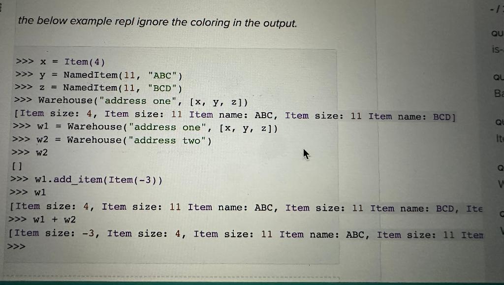 10 Points Write a class which has two instance | Chegg.com