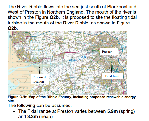 Solved The River Ribble flows into the sea just south of | Chegg.com