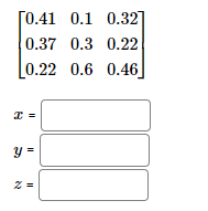 Solved The input-output (consumption) matrix for a closed | Chegg.com