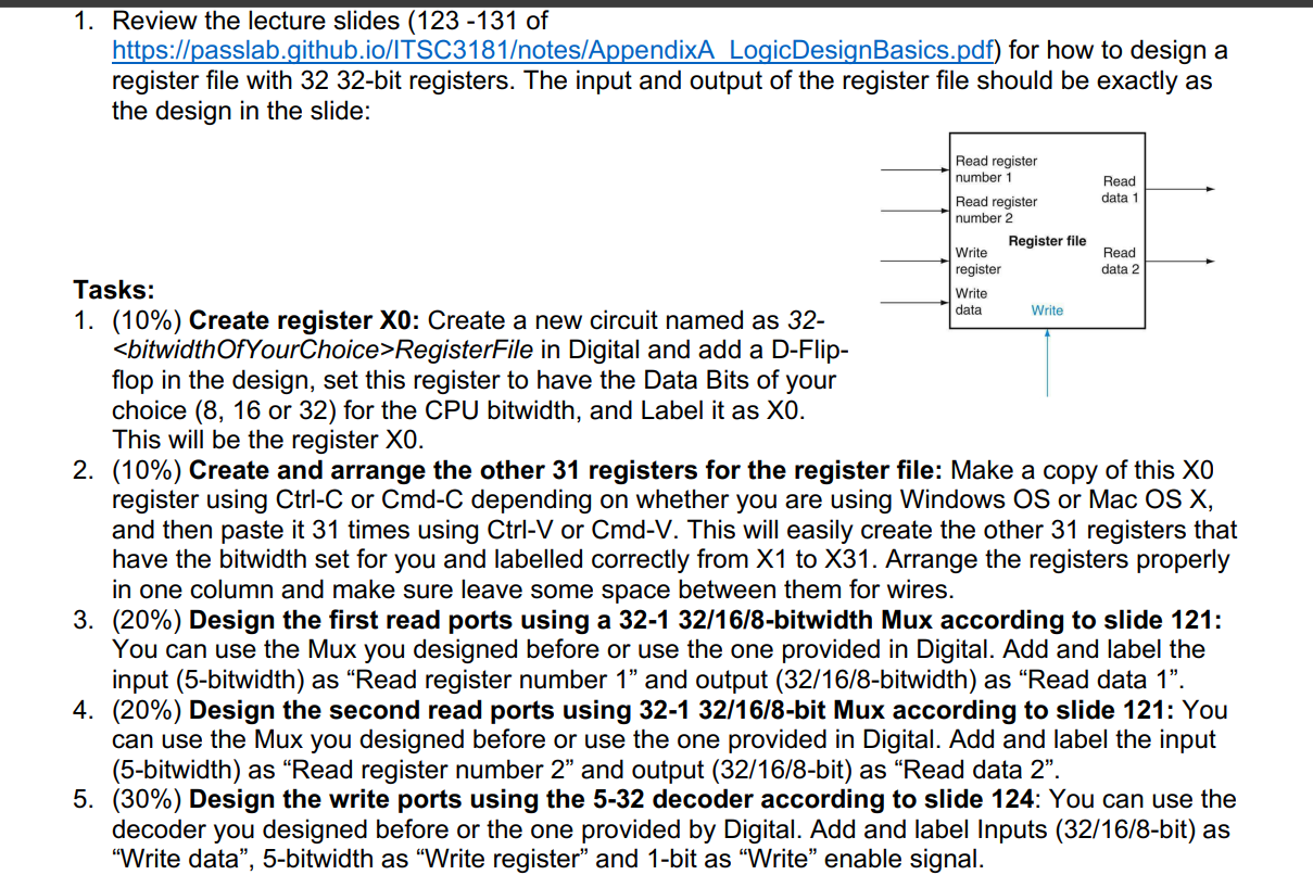Solved 1. Review the lecture slides (123−131 of | Chegg.com