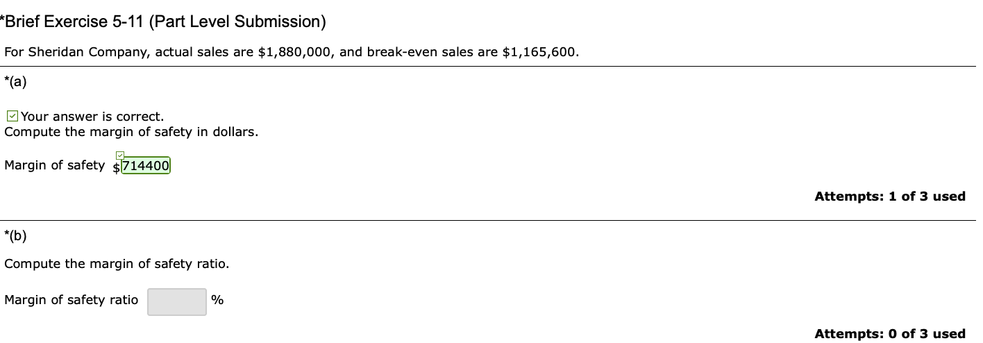 Solved Brief Exercise 5-11 (Part Level Submission) For | Chegg.com