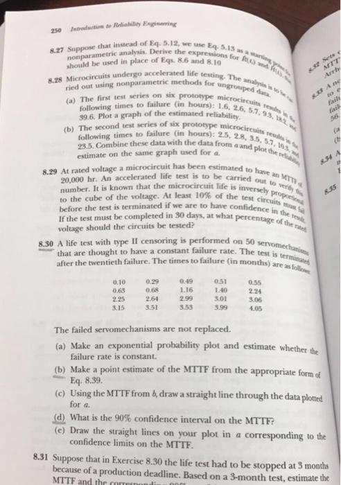 Solved nonparametric analysis. Derive the should be used in | Chegg.com