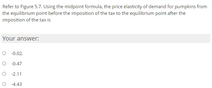 Solved Refer to Figure 5.7. Using the midpoint formula, the | Chegg.com