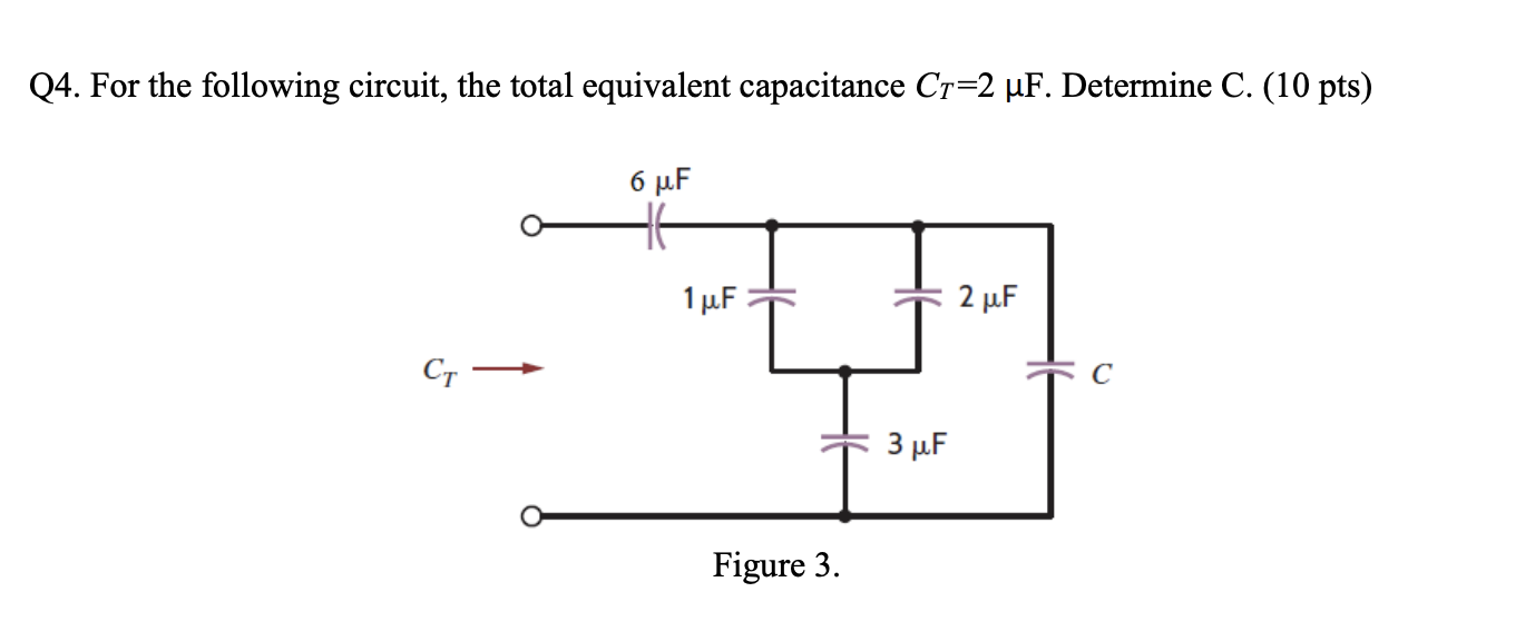 Solved Q4. For the following circuit, the total equivalent | Chegg.com