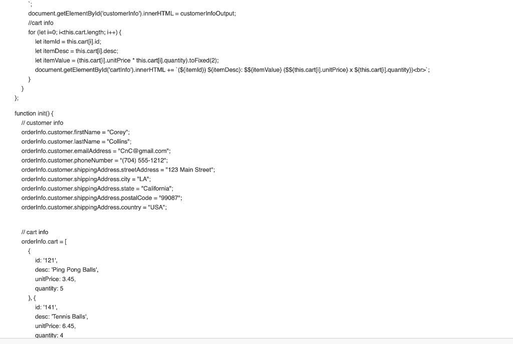 Solved Can someone help me with my code? I think there's a | Chegg.com