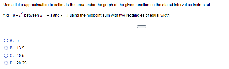 Solved Use a finite approximation to estimate the area under | Chegg.com