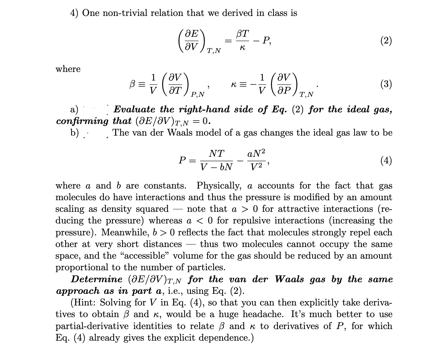 Solved One non-trivial relation that we derived in class | Chegg.com