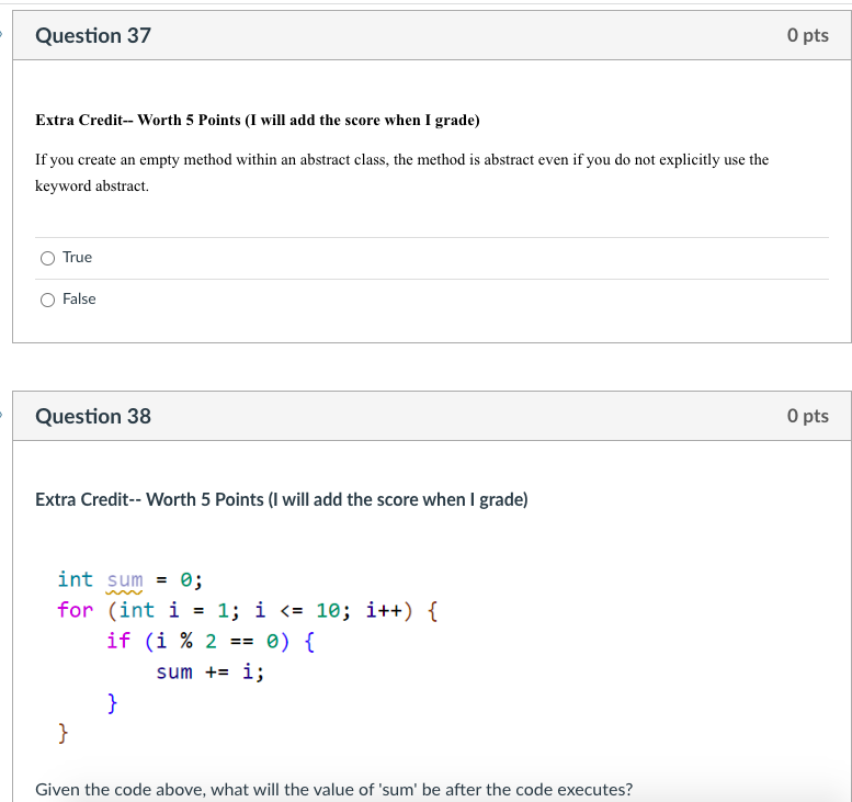 Solved Extra Credit-- Worth 5 Points (I will add the score | Chegg.com