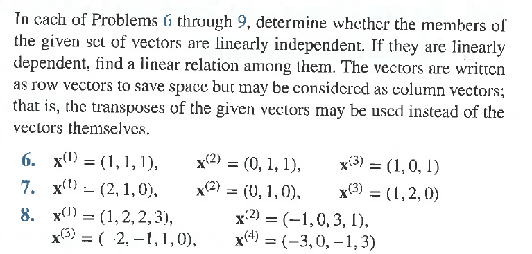 Solved In Each Of Problems 6 Through 9 Determine Whether