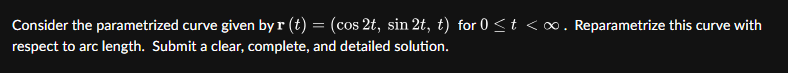 Solved Consider the parametrized curve given by | Chegg.com