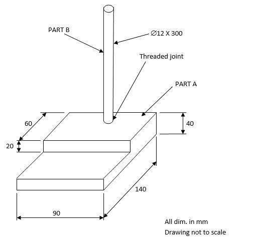Solved The drawing below shows the main parts of a lamp | Chegg.com