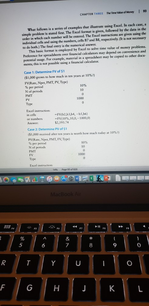 Solved FV(Rate, Nper, PMT, PV, Type) %per period N of | Chegg.com