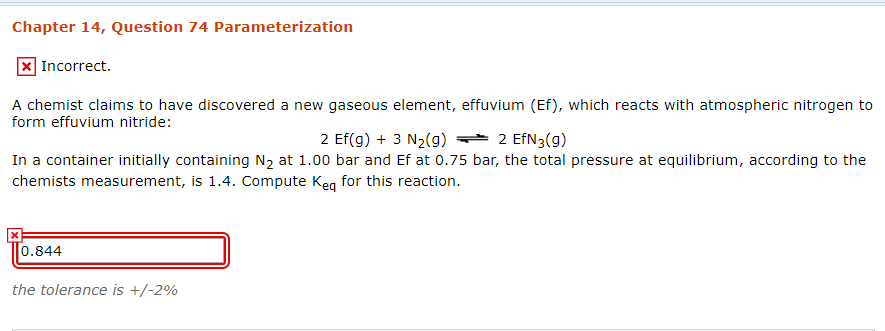 Solved Chapter 14, Question 74 Parameterization * Incorrect. | Chegg.com