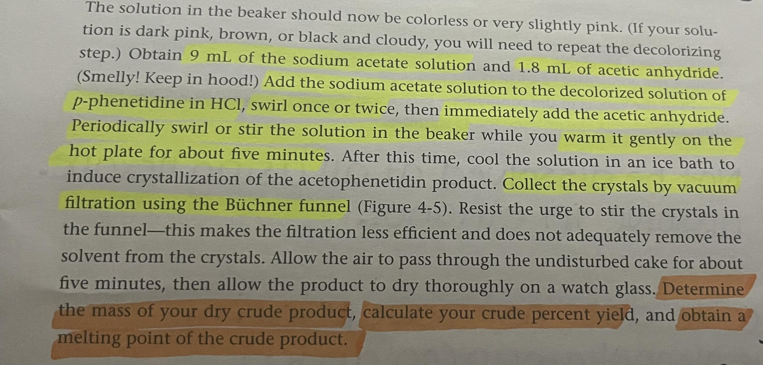 Solved Amide Synthesis of Acetophenetidin:2.0 grams of | Chegg.com