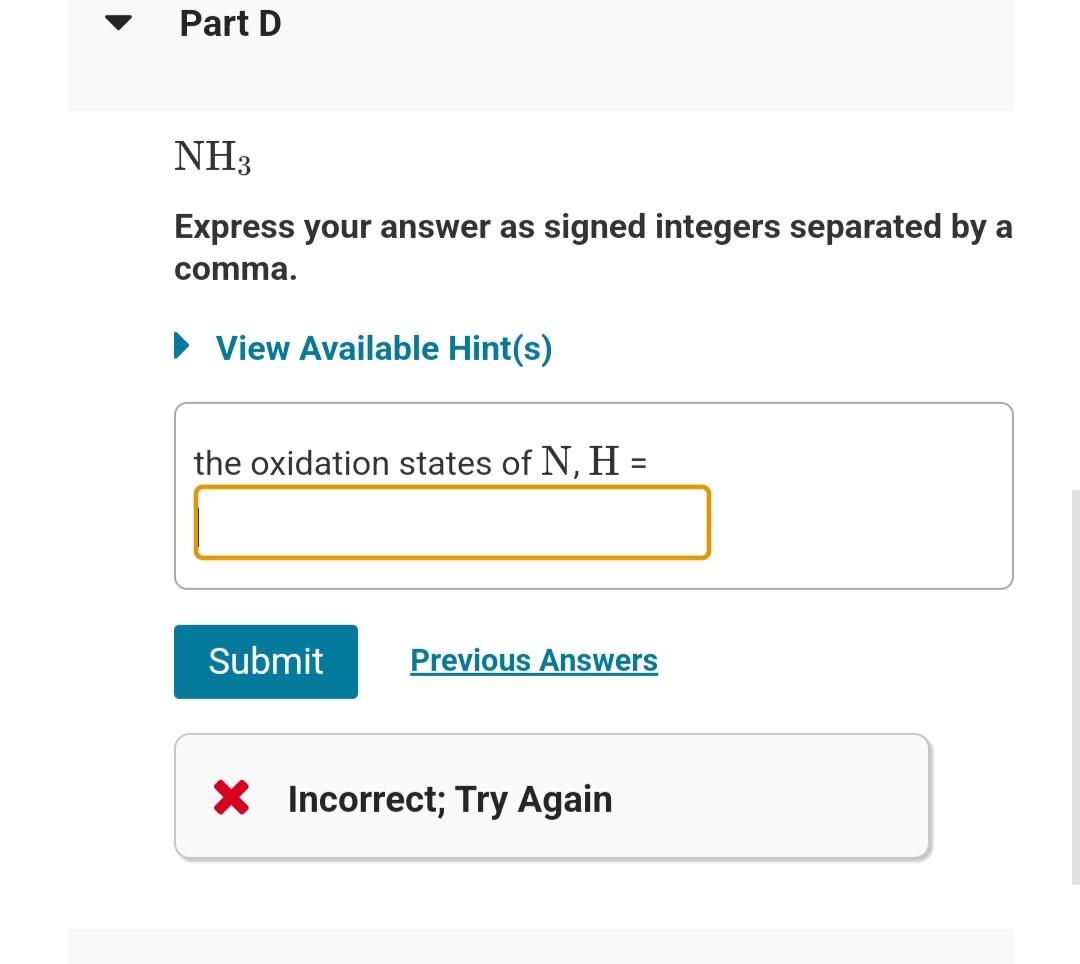 Solved Express your answer as signed integers separated by a | Chegg.com