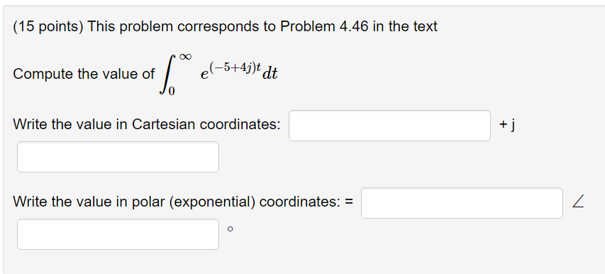 Solved (15 points) This problem corresponds to Problem 4.46 | Chegg.com
