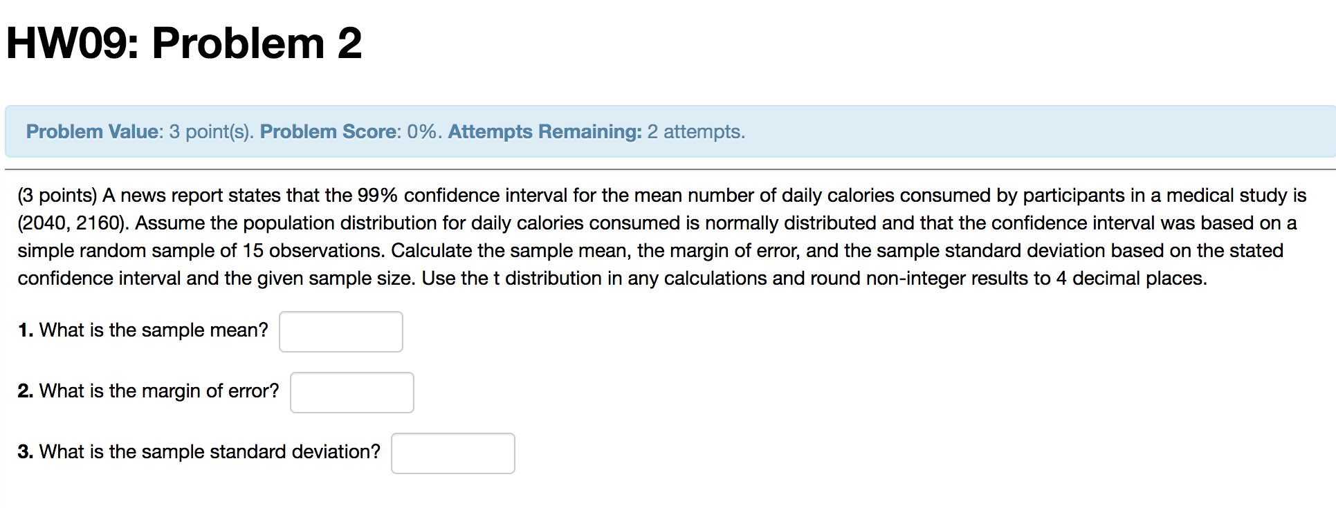 Solved HW09: Problem 2 Problem Value: 3 point(s). Problem | Chegg.com