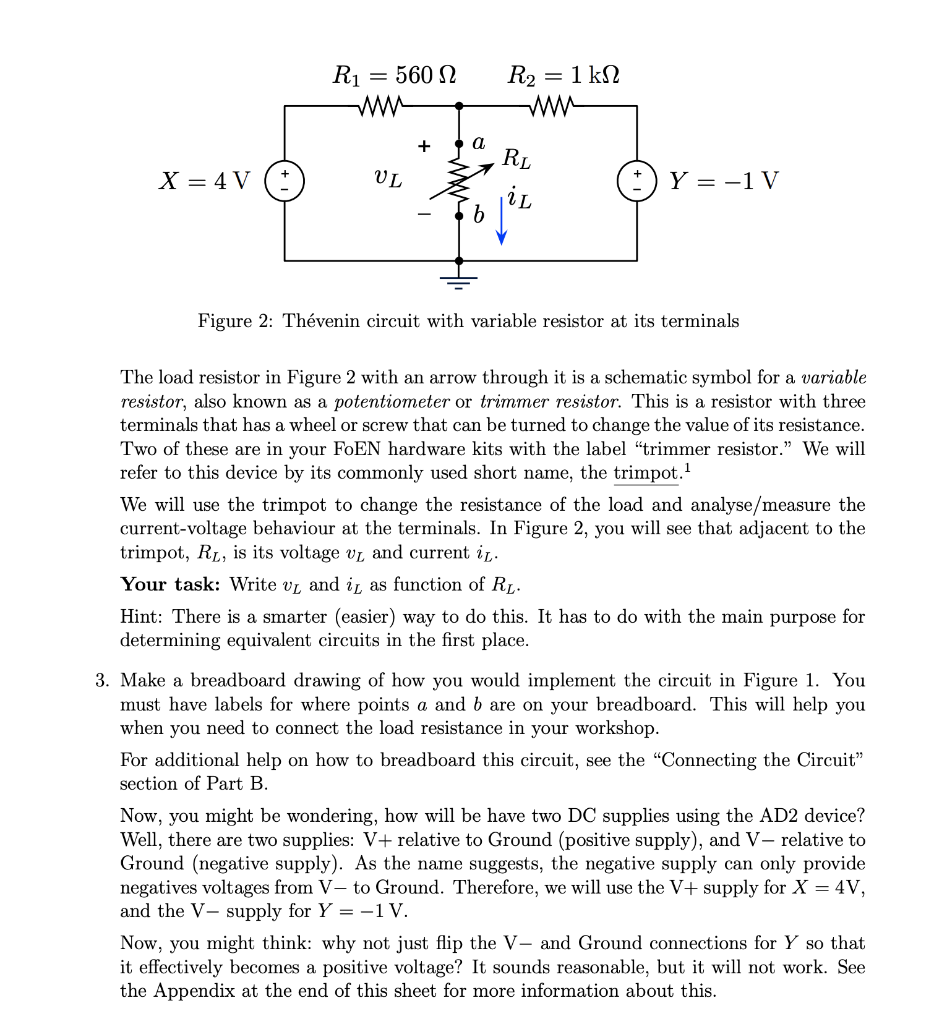 Solved Consider the following circuit with two DC voltage | Chegg.com
