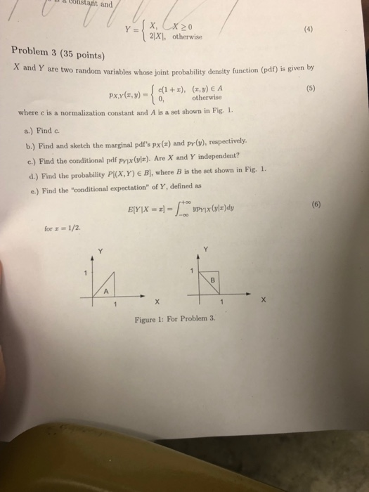 Solved Constant l and Y X, 2X, otherwise Problem 3 (35 | Chegg.com