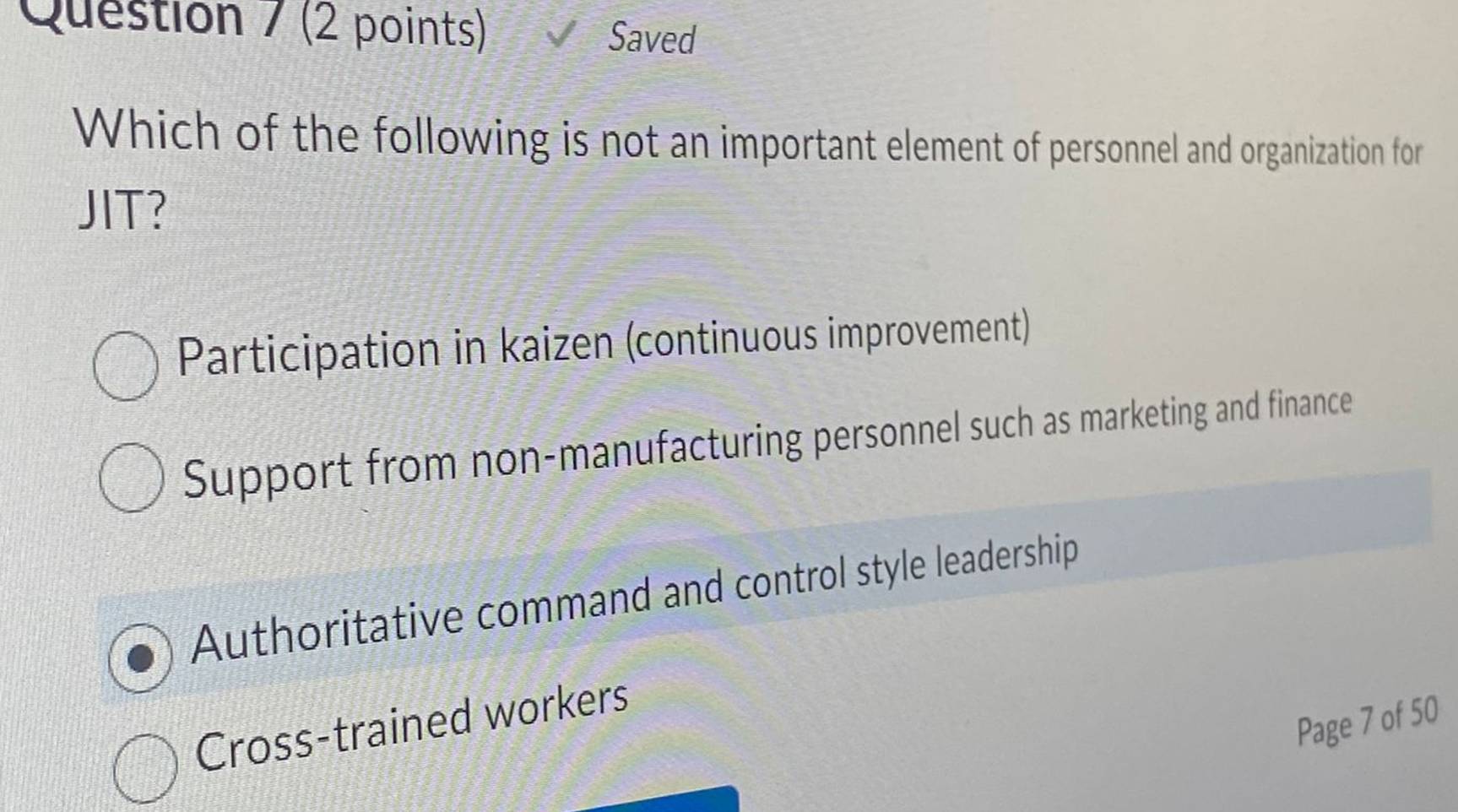 Solved Which of the following is not an important element of | Chegg.com