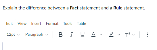 Solved Explain the difference between a Fact statement and a | Chegg.com