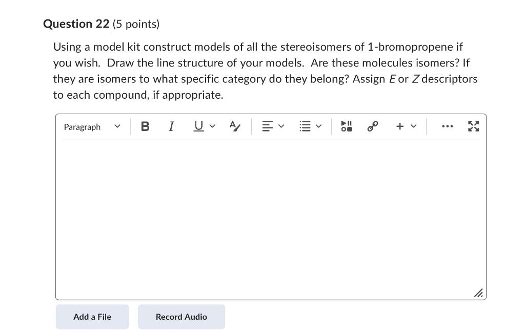 Solved Using a model kit construct models of all the | Chegg.com