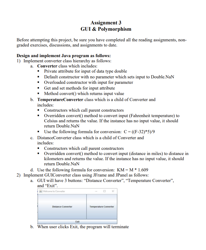 Solved Before attempting this project, be sure you have | Chegg.com