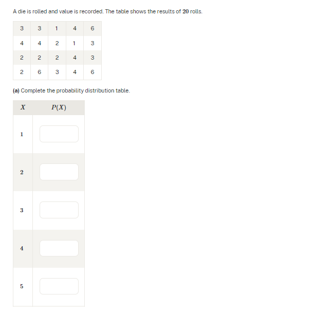 Solved Two probability distributions showing the P(X) for a | Chegg.com