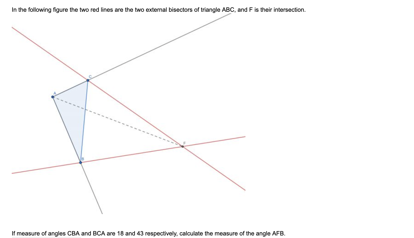 Solved In the following figure the two red lines are the two | Chegg.com