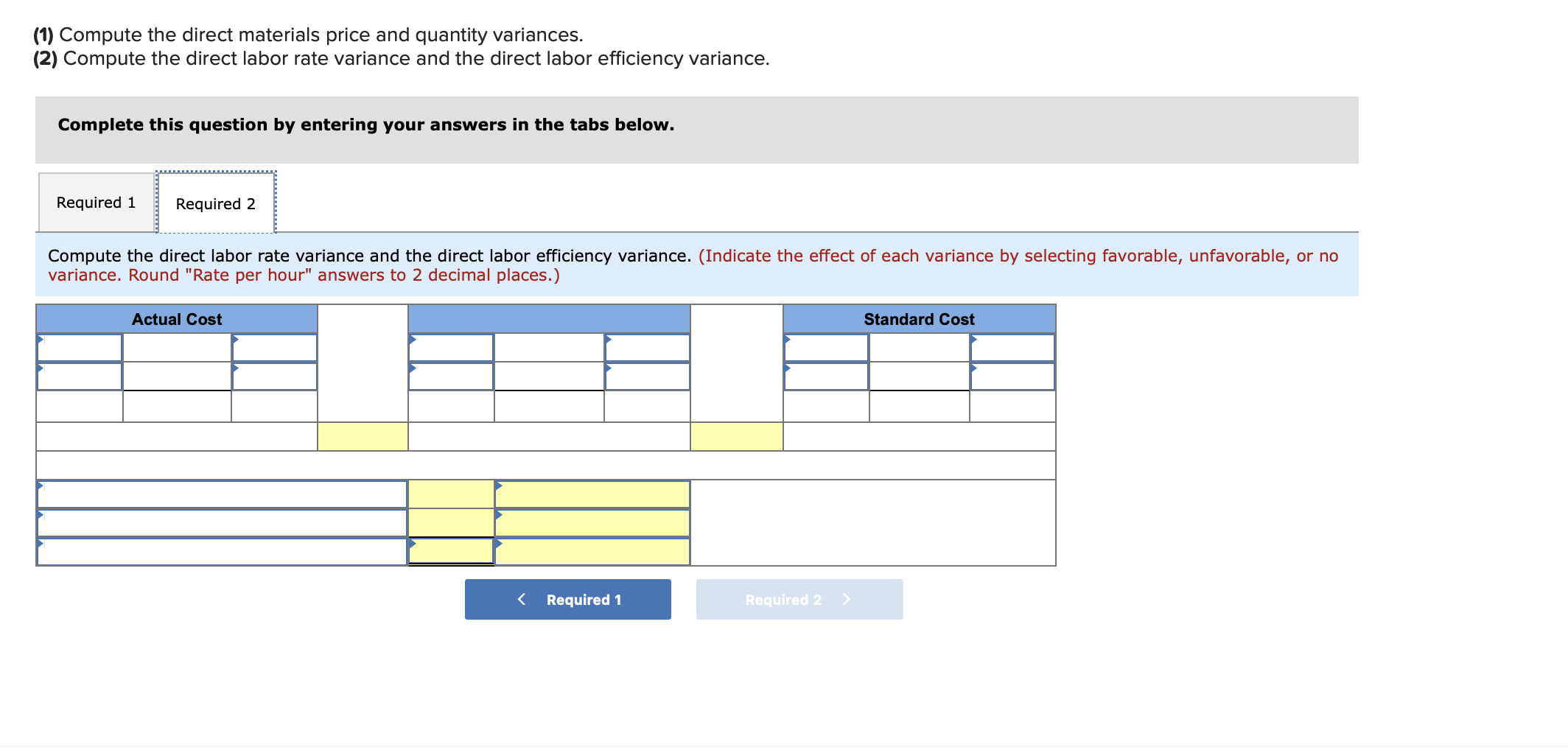 Solved Exercise 23-11 (Algo) Direct materials and direct | Chegg.com