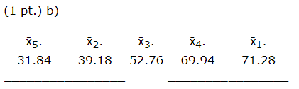 Solved In each of the following problems, the results from a | Chegg.com