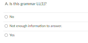 Solved Consider the following grammar G1. Answer the | Chegg.com