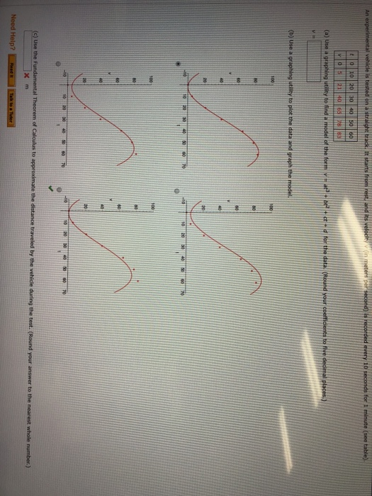 Solved t010 20 30 40 50 60 (a) use a graphing utility to | Chegg.com