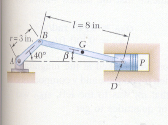 Solved Crank AB has a constant clockwise angular velocity of | Chegg.com Solved Crank AB has a constant clockwise angular velocity of | Chegg.com