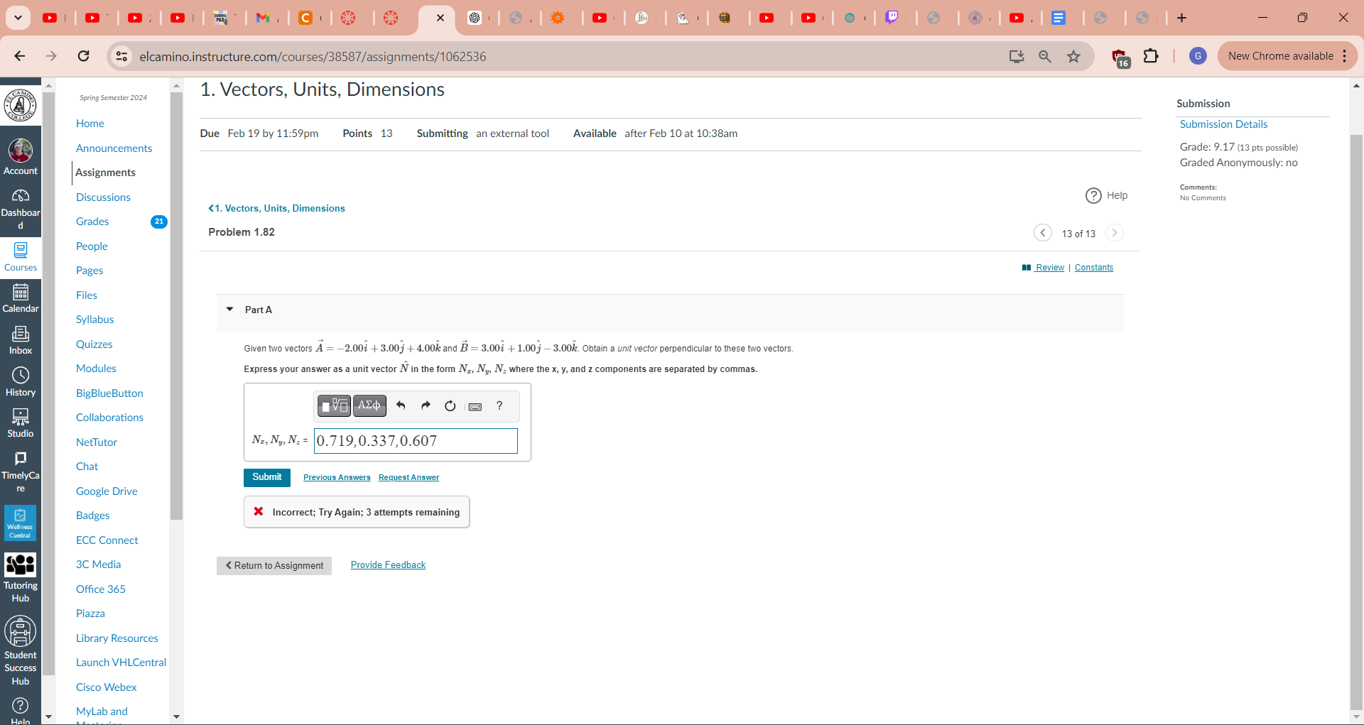 Solved Did I do it wrong is it is a formatting error? I am | Chegg.com