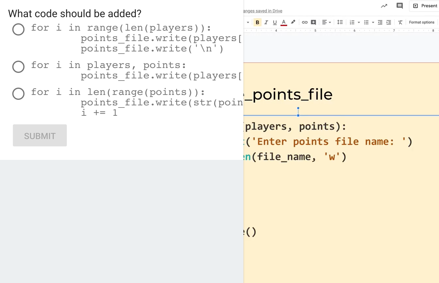 Solved Implement save_points_file def | Chegg.com
