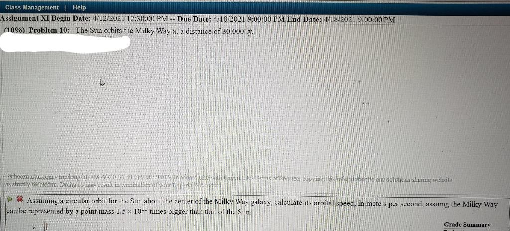 Solved Class Management | Help Assigument XI Begin Date: | Chegg.com