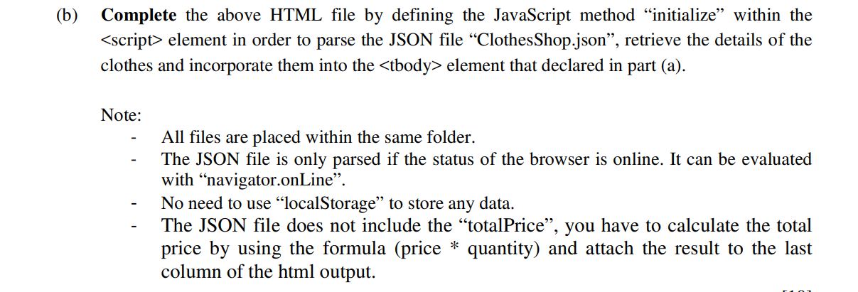 Solved Question 3 [18 marks] Listing below depicts the JSON | Chegg.com