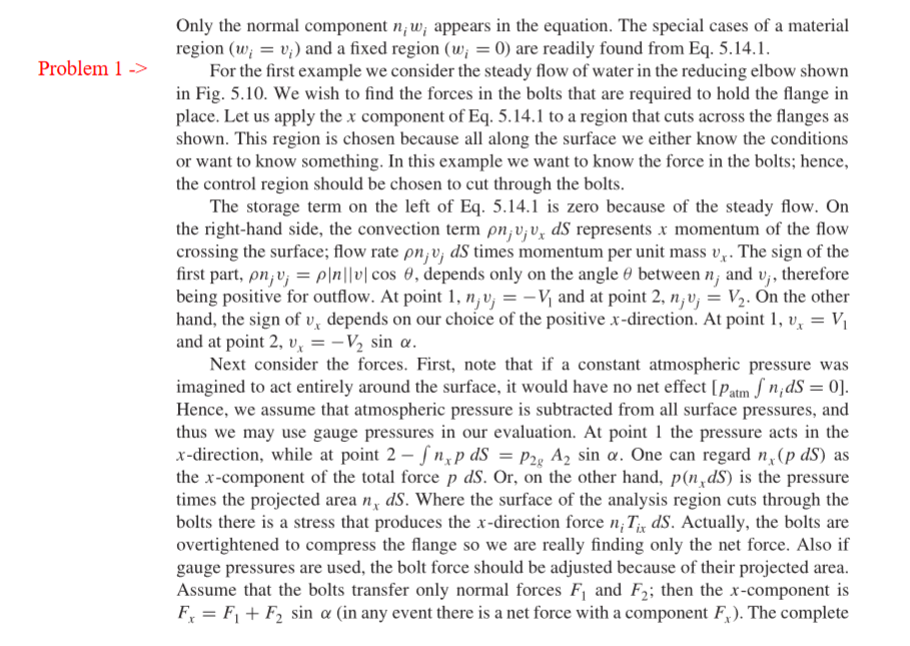 Solved Complete the first example in Incompressible Flow | Chegg.com
