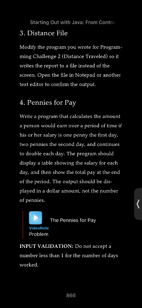 Solved (9) 717 Starting Out with Java: From Contro 2. | Chegg.com