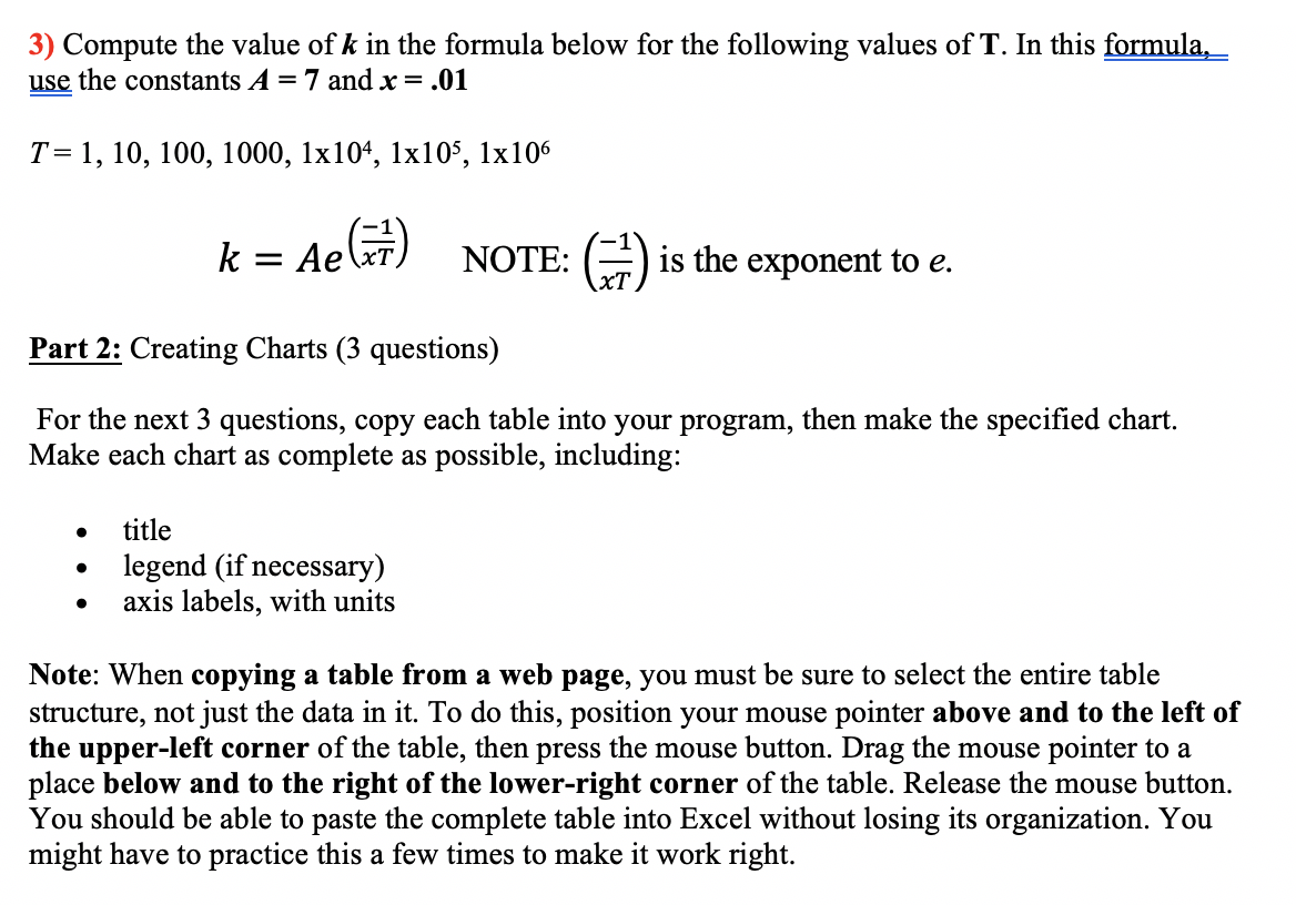 Solved 1) Compute the value of Q in the formula below for x | Chegg.com
