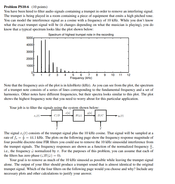 Solved Problem Ps10 6 10 Points You Have Been Hired To