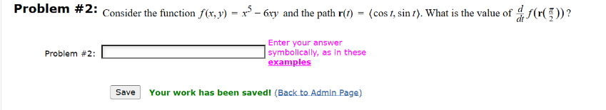 Solved Problem \#2: Consider the function f(x,y)=x2−5xy and | Chegg.com