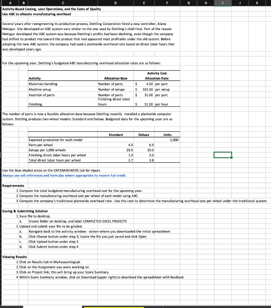 Solved Use the blue shaded areas on the ENTERANSWERS tab for | Chegg.com