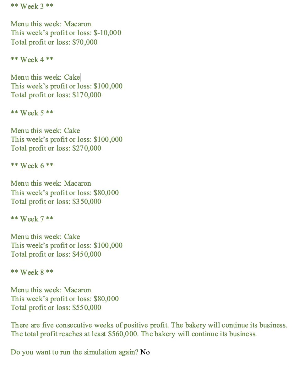 Solved Write A Python Program To Simulates The Financial 