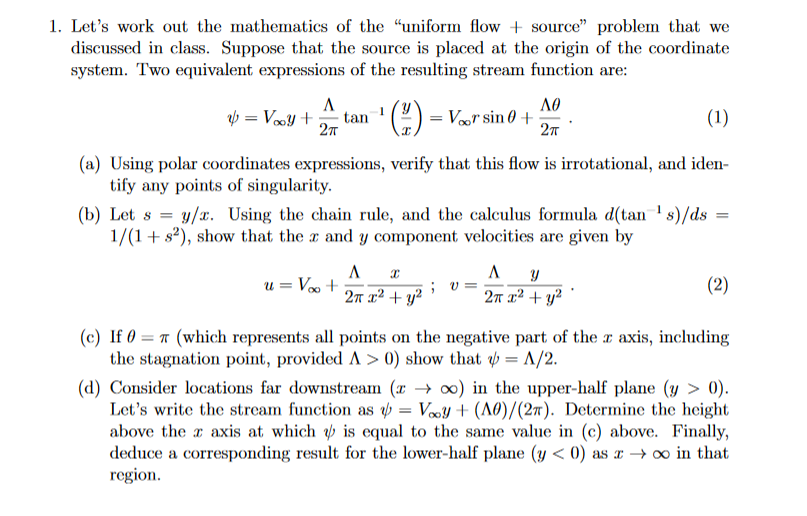 1. Let's work out the mathematics of the "uniform | Chegg.com