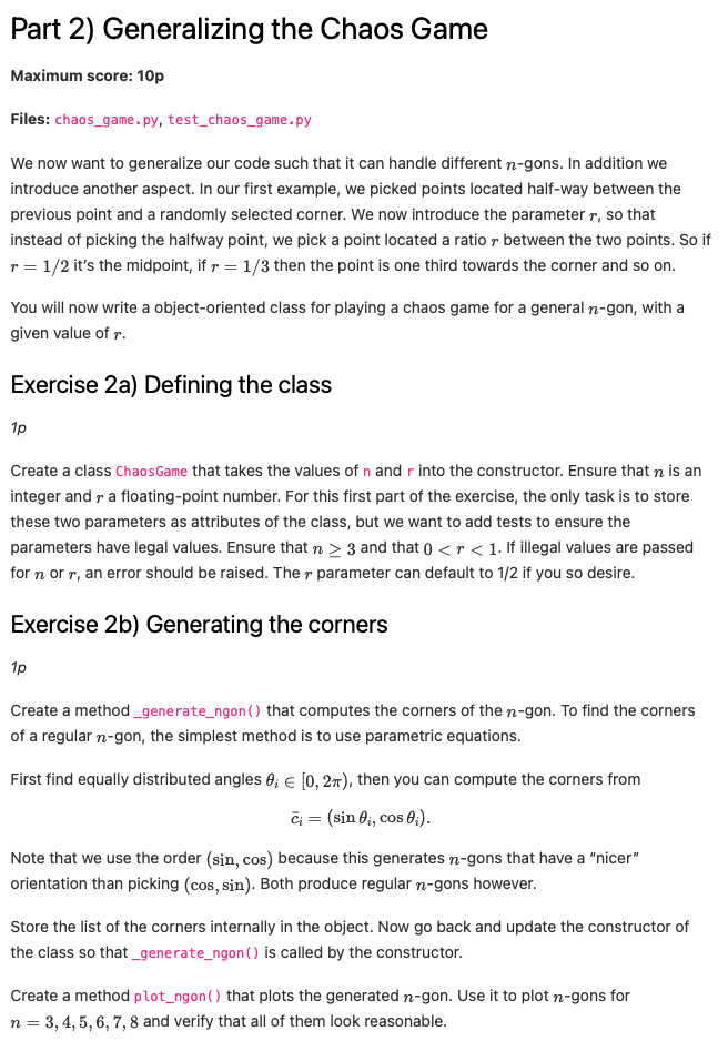 Solved Maximum score: 6p Files: triangle.py The simplest | Chegg.com