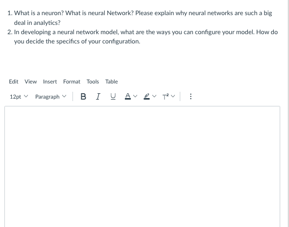 Solved 1. What is a neuron? What is neural Network? Please | Chegg.com