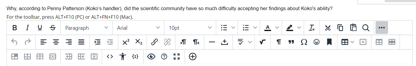 Solved Why, according to Penny Patterson (Koko's handler), | Chegg.com